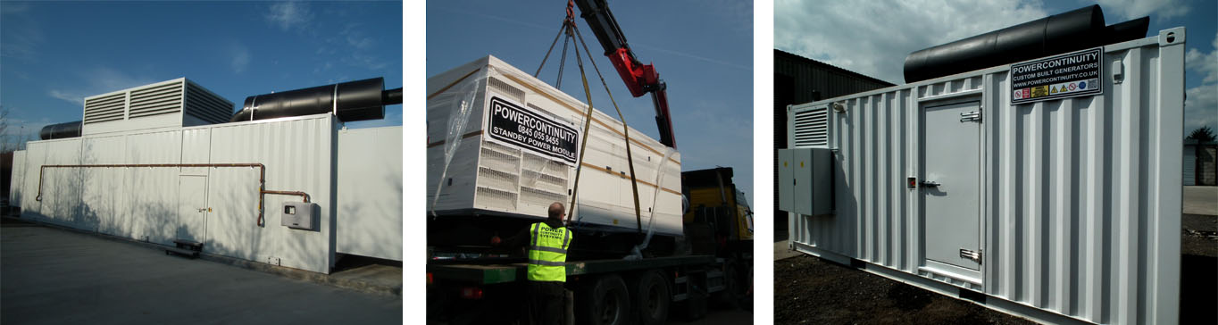 Containerised Generators, Standby Diesel Generator Containers UK